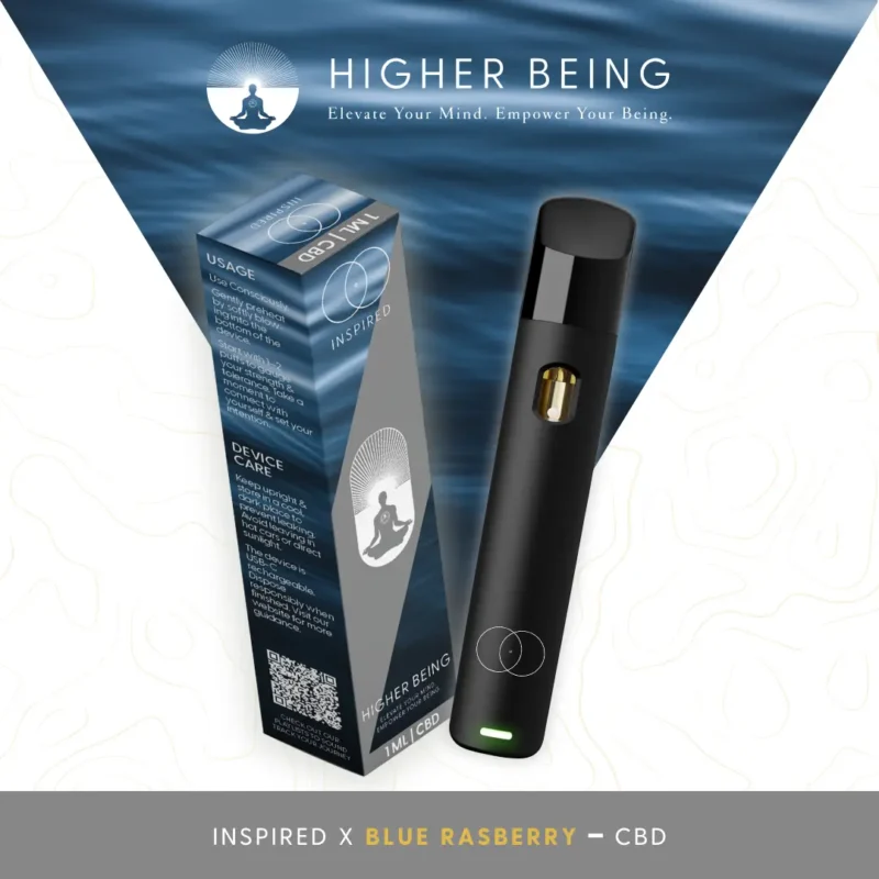 Inspired X Blue Rasberry – Higher Being
